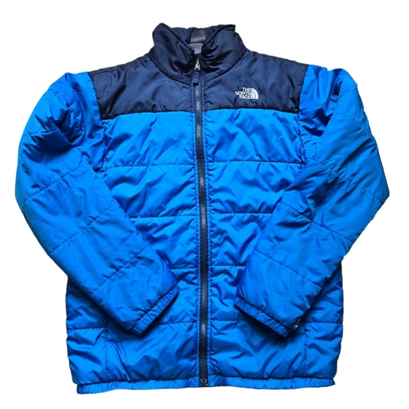 The North Face | Jackets & Coats | The North Face Blue Twotoned Puffer ...
